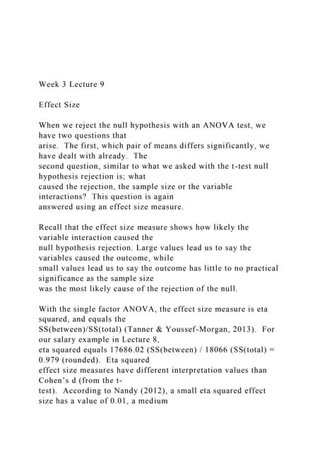 Two-Way ANOVA | PPTX