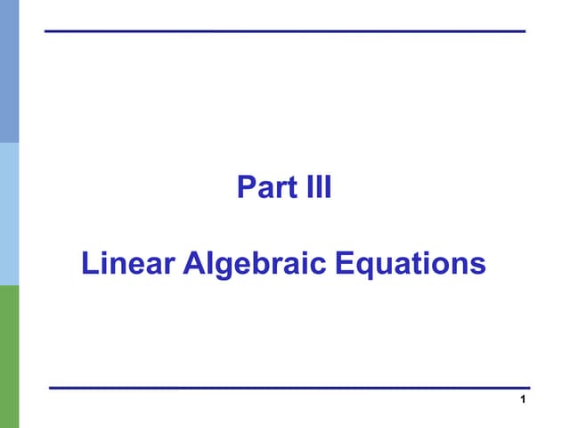 System Of Linear Equations | PPT