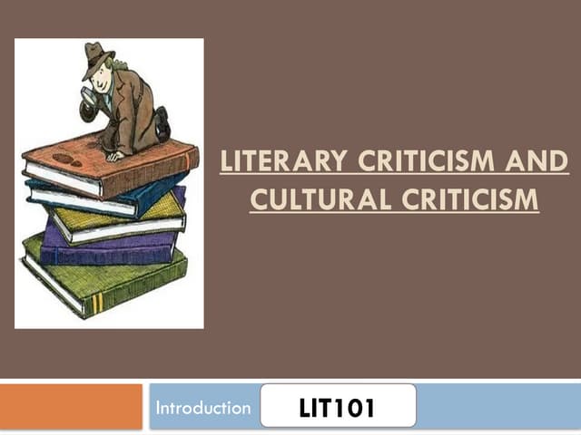 Unit 1 introduction to Literary Theory & Criticism | PDF