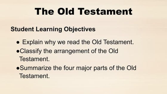 Bi 105 overview of the pentateuch | PPT