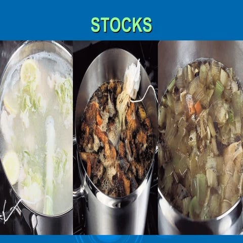 Principles of preparing stocks | PPTX