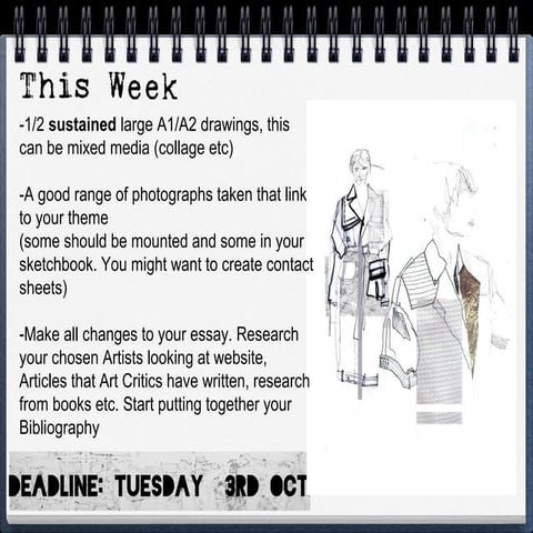 Week 4 | PPT | Drawing and Sketching | Arts and Crafts