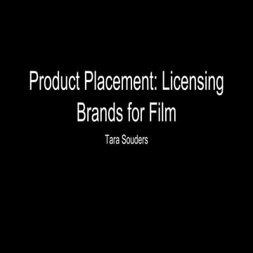 Product Placement | PPTX