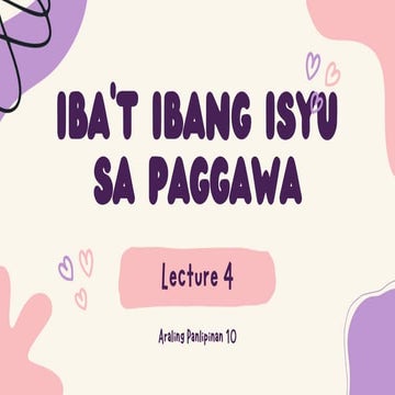Week 4.1-IBA'T IBANG ISYU SA PAGGAWA.pptx
