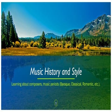 Musical time periods | PPTX