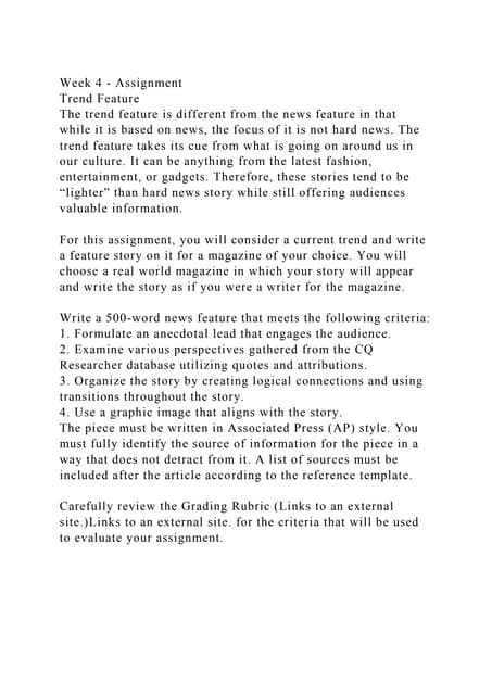 Newspaper Article | PPTX