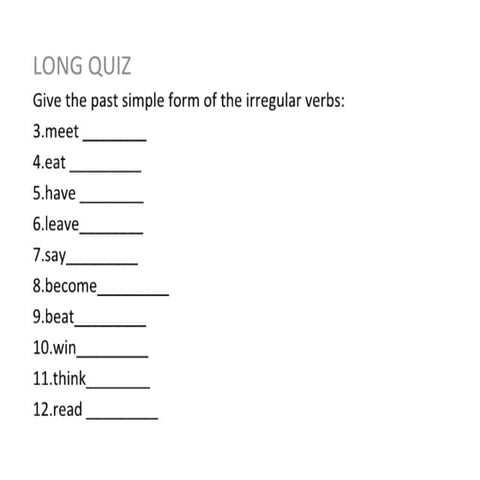 Week 4 day 2- long quiz | PDF