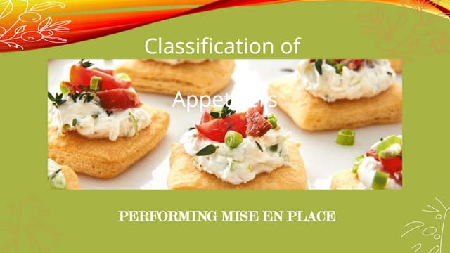 Kitchen tools and equipment needed in preparing appetizers cookery12.pptx