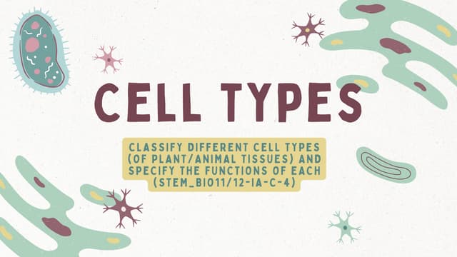 Cell Analogy Example | PPTX