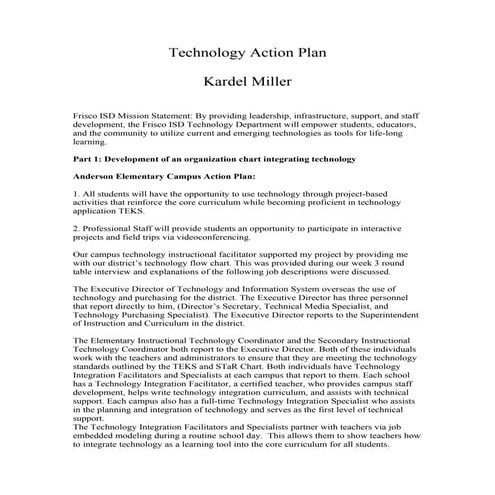 Technology Flow Chart | PDF