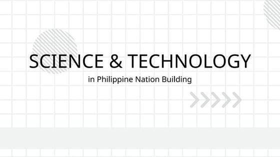 Philippine Science and Technology Agenda | PPTX