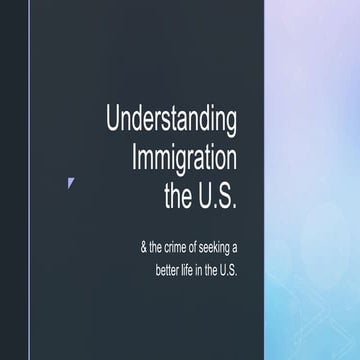 Immigration Powerpoint | PPT