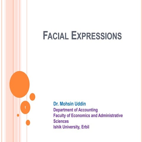 Communication Body Language & Facial Expressions | PPTX