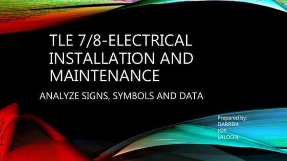 2nd Quarter - L1 - Electrical Symbols.pptx