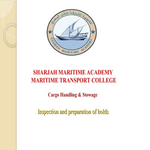 This is the cargo handling stowage course | PPT