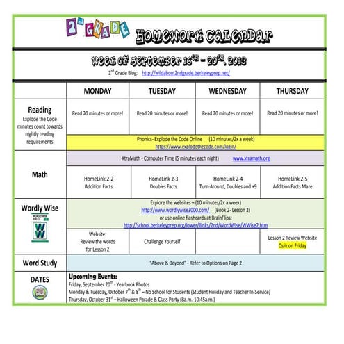 Reading workshop | DOCX