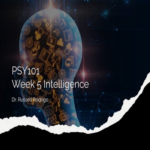 PSY101 Week 5 intelligence | PDF