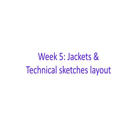 Week 5 jackets & layout | PPTX