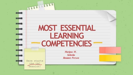 UNPACKING OF MELCs.pptx | Education