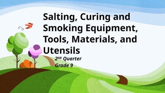 TLE - FOOD PROCESSING (salting, curing, smoking) | PDF