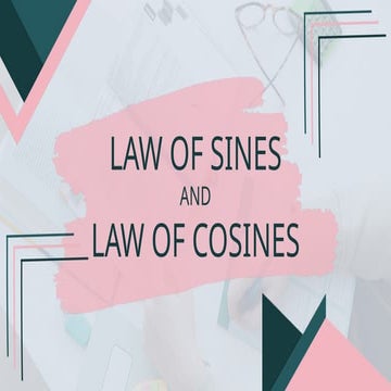 The law of cosines | PPTX