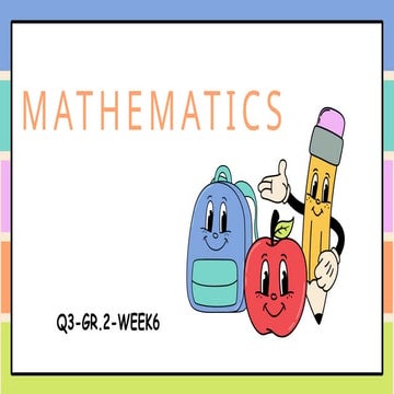 MATHEMATICS GRADE 2 - NUMERACY (DIVISION) | PPTX