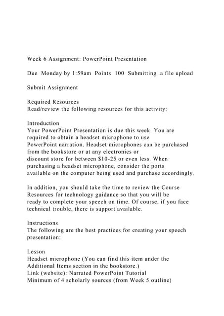 Persuasive Preparation Outline (20pts) & Speech Delivery (.docx