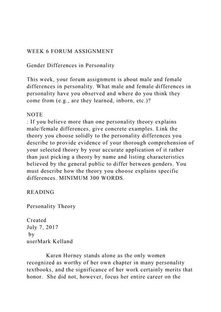 Karen horney personality theory | PPTX