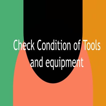 week 6 Maintain tools and equipment.pptx