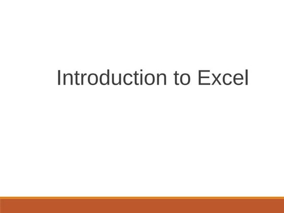 introduction to microsoft excel functions and formulas.ppt