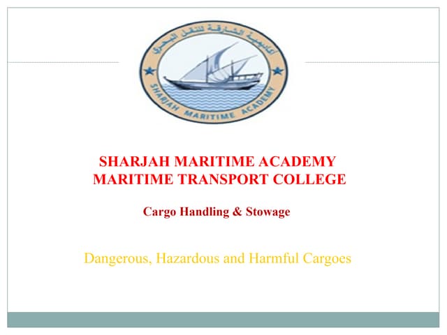Lashing and securing deck cargoes | PDF