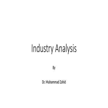Week 7-8 Industry Analysis.pptxwwwwwwwww | PPT