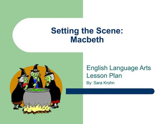 Teaching Shakespeare’s Macbeth | PPTX | Tablets and E-readers ...