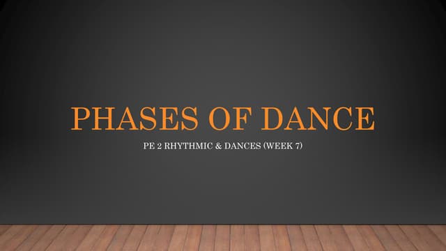 basic steps in folk dancing, from feet position | PPTX