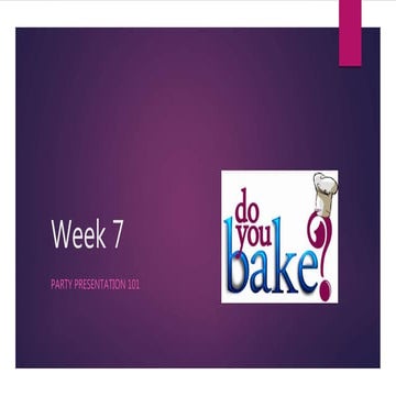 Week 7 power point | PPT