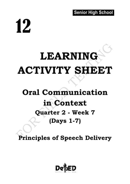 7. Speech Delivery | PPTX