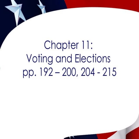 American Campaigns and Elections | PPT | Elections | Politics