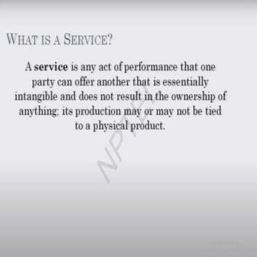 Service industry impact for the human welfare | PPT