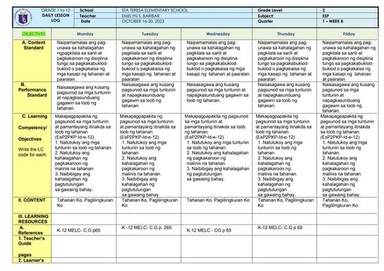 3. GMRC W-6.pptx PARA SA GRADE 2 GMRC UPANG MATUTO | PPTX