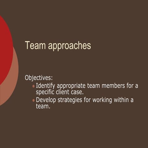Team approaches to AR | PPTX