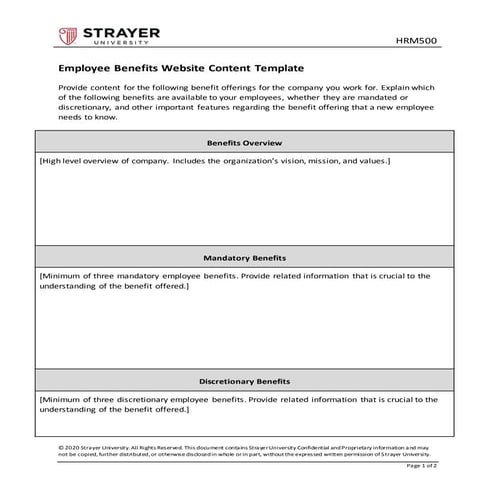 Week 8 aa_benefits_assignment_template | DOC