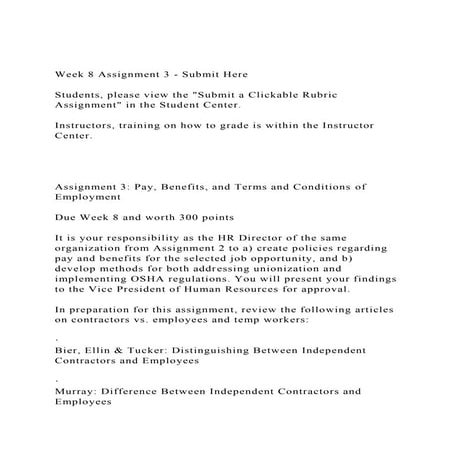 Week 8 Assignment 3 - Submit HereStudents, please view the .docx