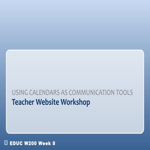 Week 8+part4+workshop | PPT