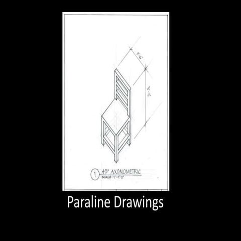 Basic Drafting Week 8 powerpoint paraline drawing | PPTX