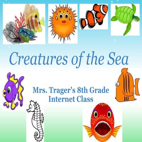 Sea Creatures Presentation | PPT