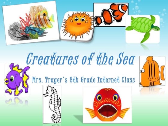 Sea Creatures Presentation | PPT