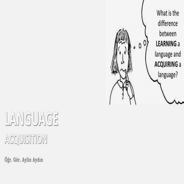 Language acquisition | PPT