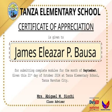 QUARTER 1 WEEK 9 CERTIFICATE FOR MODULE COMPLETER.pptx