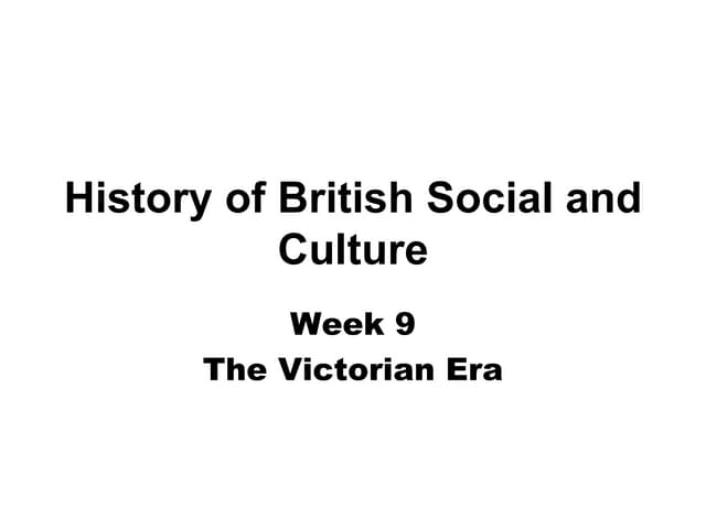 Victorian era | PPTX
