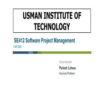 Week 9 Lecture.pdf software project management | PDF